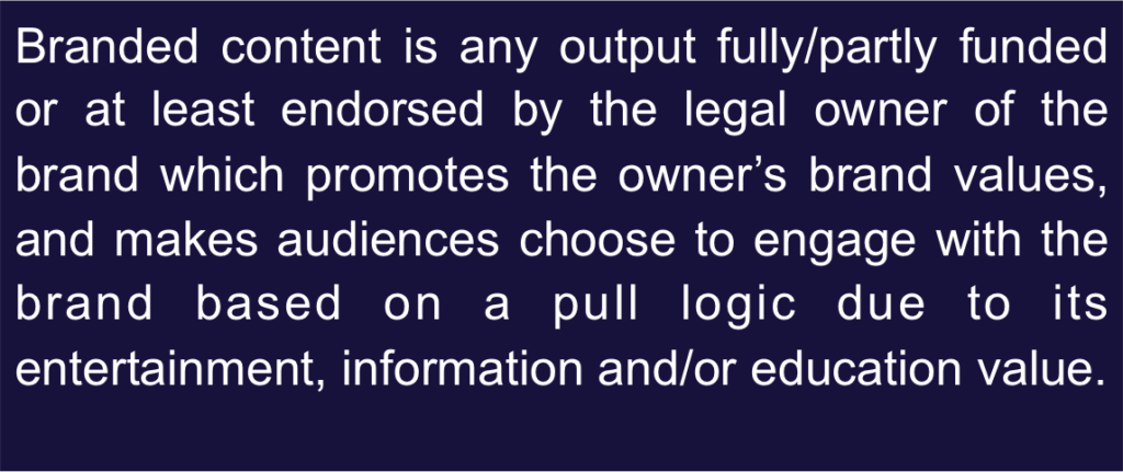 Wie definiert man Branded Content? - Portal für Branded Entertainment ...